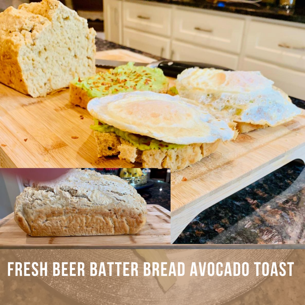 Fresh Beer Batter Bread Avocado Toast | The Connections Magazines | New ...